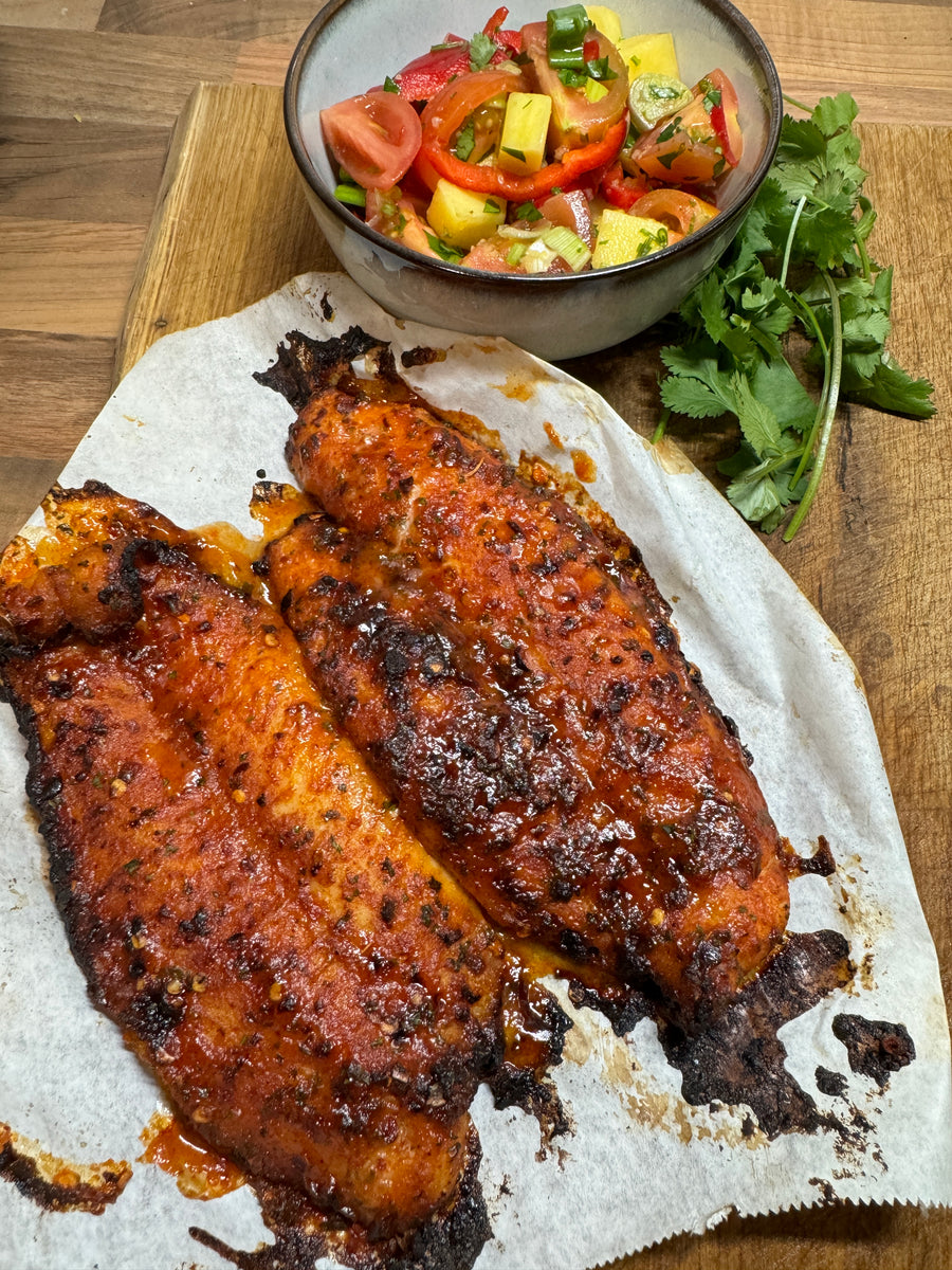 Air Fryer Basa Tacos – Tubby Tom’s