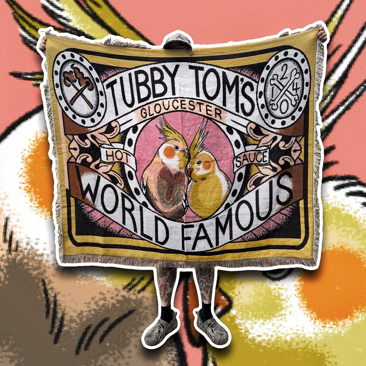 Love Birds Blanket – Tubby Tom’s