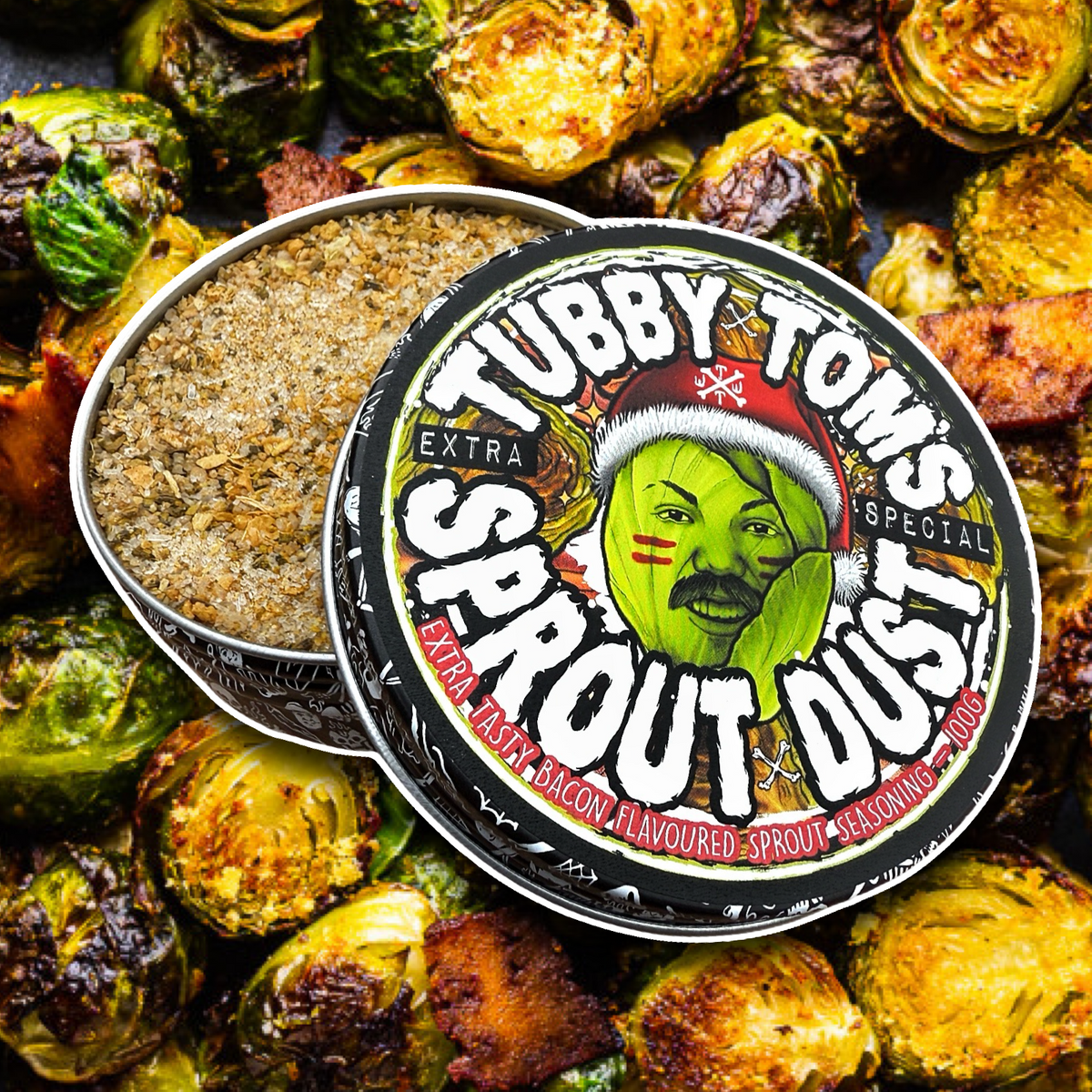 Sprout Dust - Extra Tasty Sprout Seasoning Tin – Tubby Tom’s