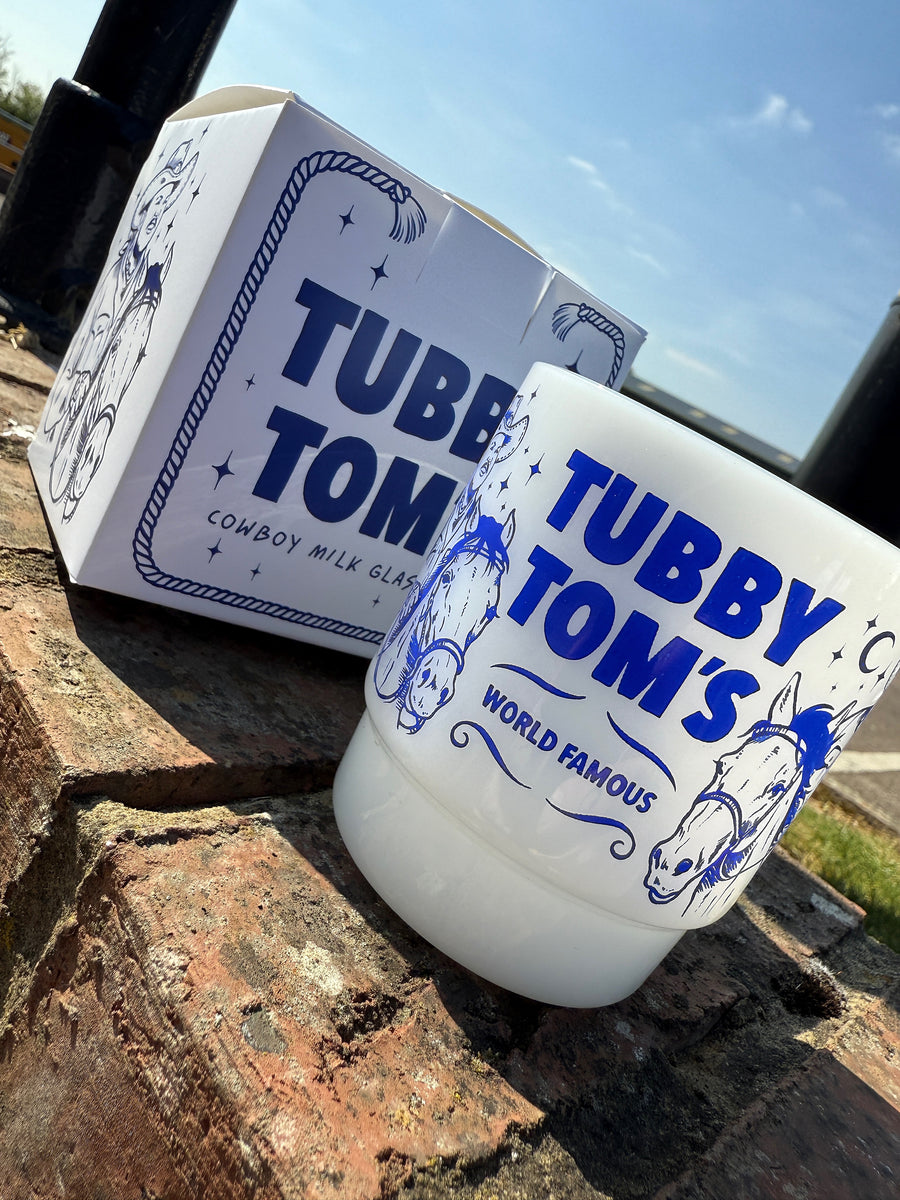 TUBBY'S MILK GLASS MUG – Tubby Tom’s