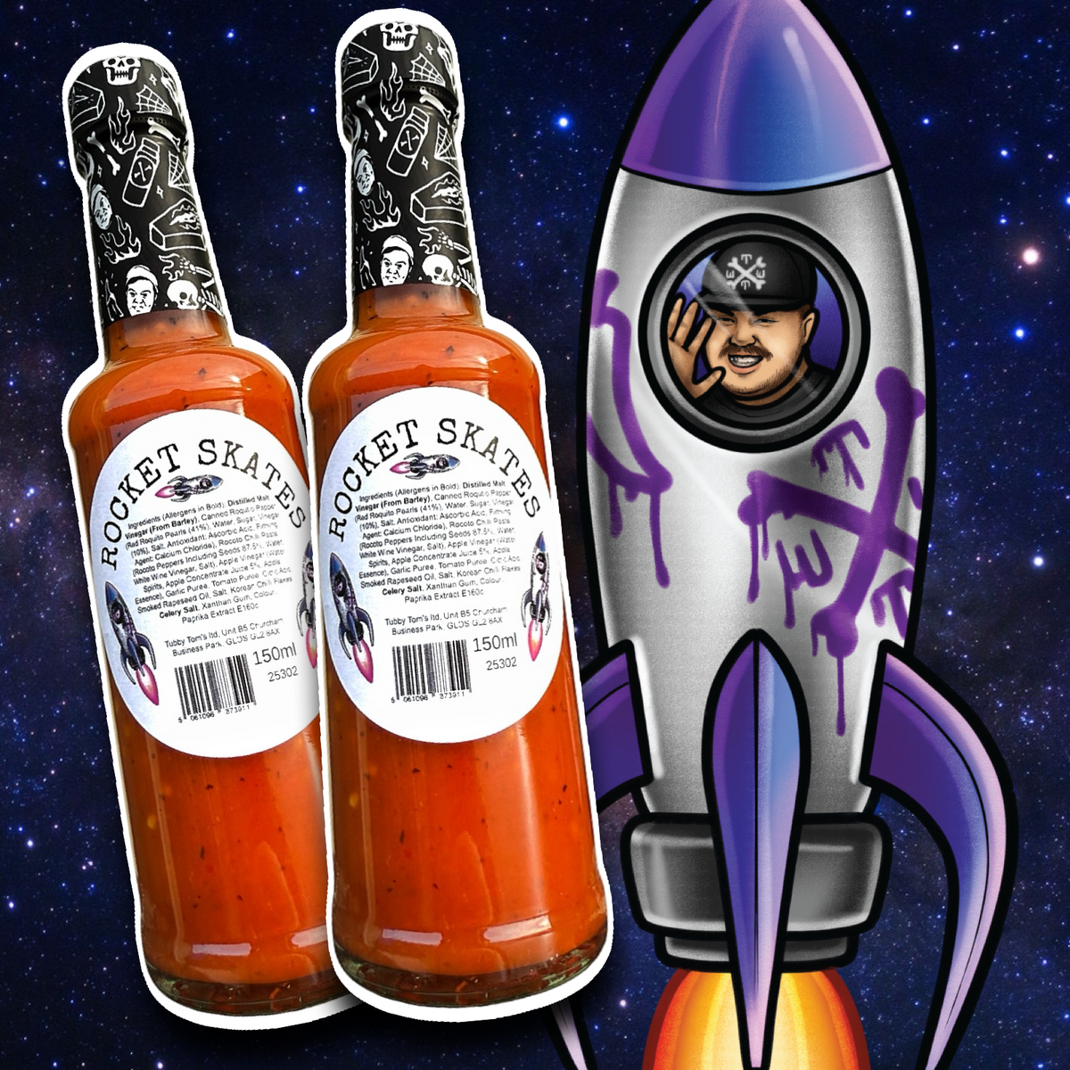 🚀Rocket Skates - Roquito x Rocoto Super Sour Hot Sauce (TEST BATCH ...
