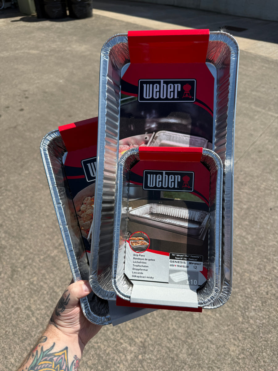 WEBER BBQ ALUMINIUM DRIP TRAYS – Tubby Tom’s