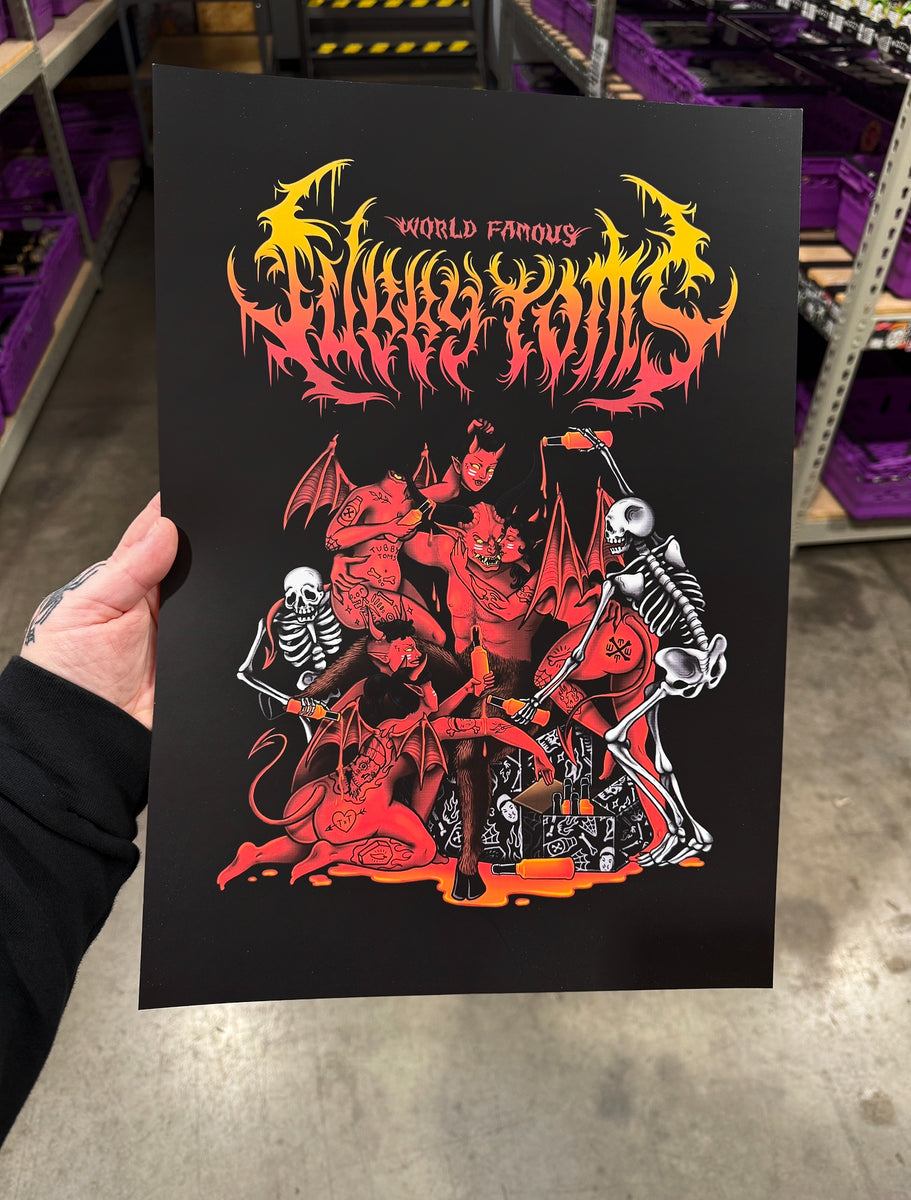 SEGGSY SAUCE PARTY POSTER A3 – Tubby Tom’s