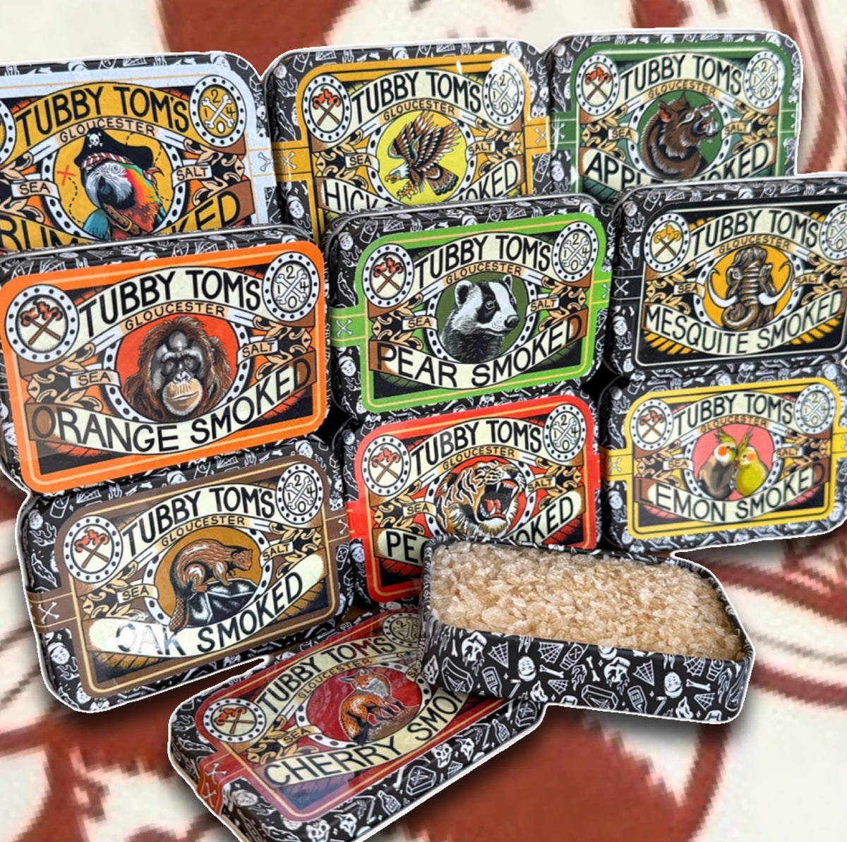 Mix & Match Mini Smoked Salt Taster Bundle – Tubby Tom’s