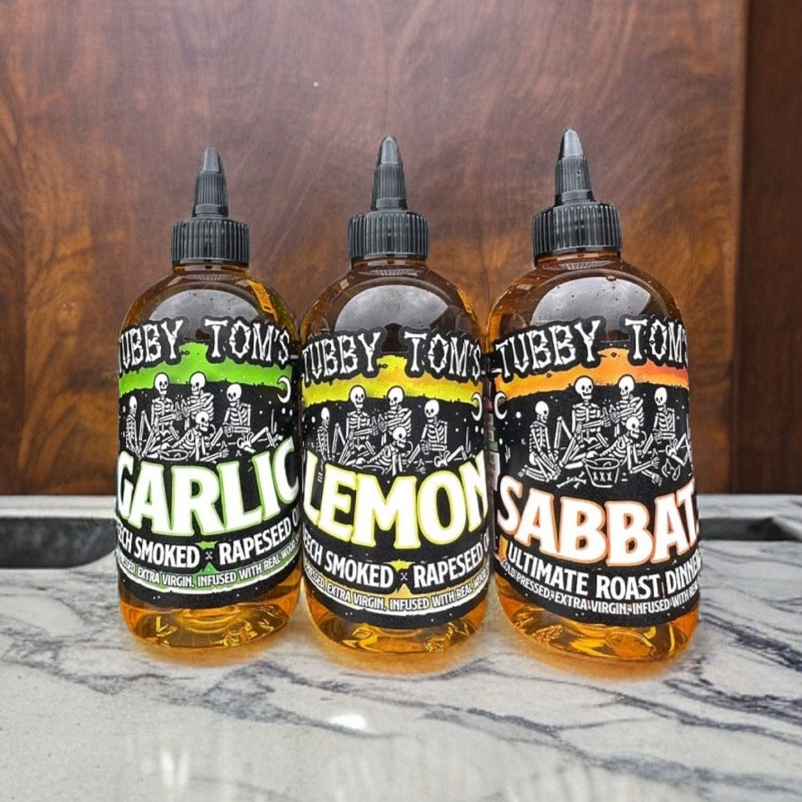 3 Flavour Taster Bundle - Smoked Rapeseed Oils – Tubby Tom’s
