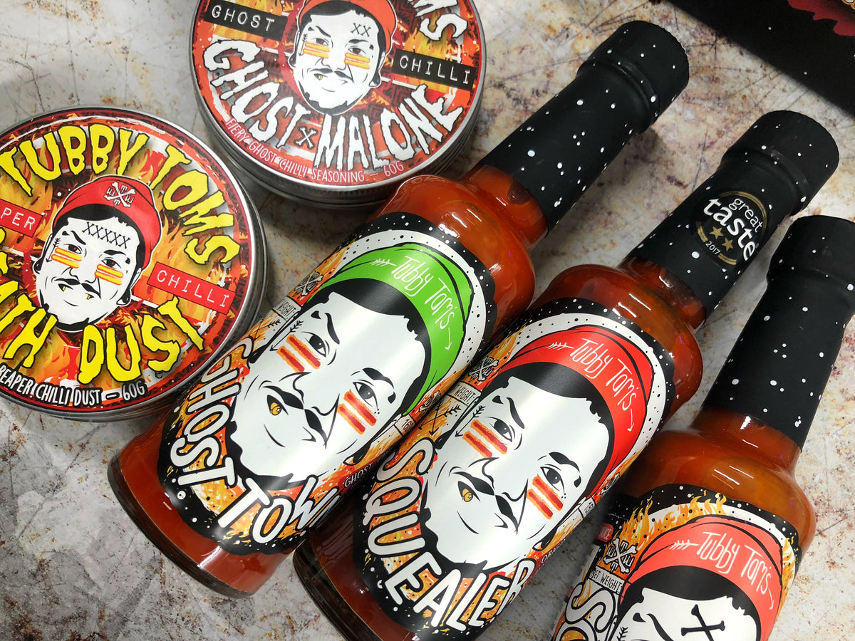 Tubby Tom's HOT BOX - Ultimate Spicy Hot Sauce GIFT BOX – Tubby Tom’s