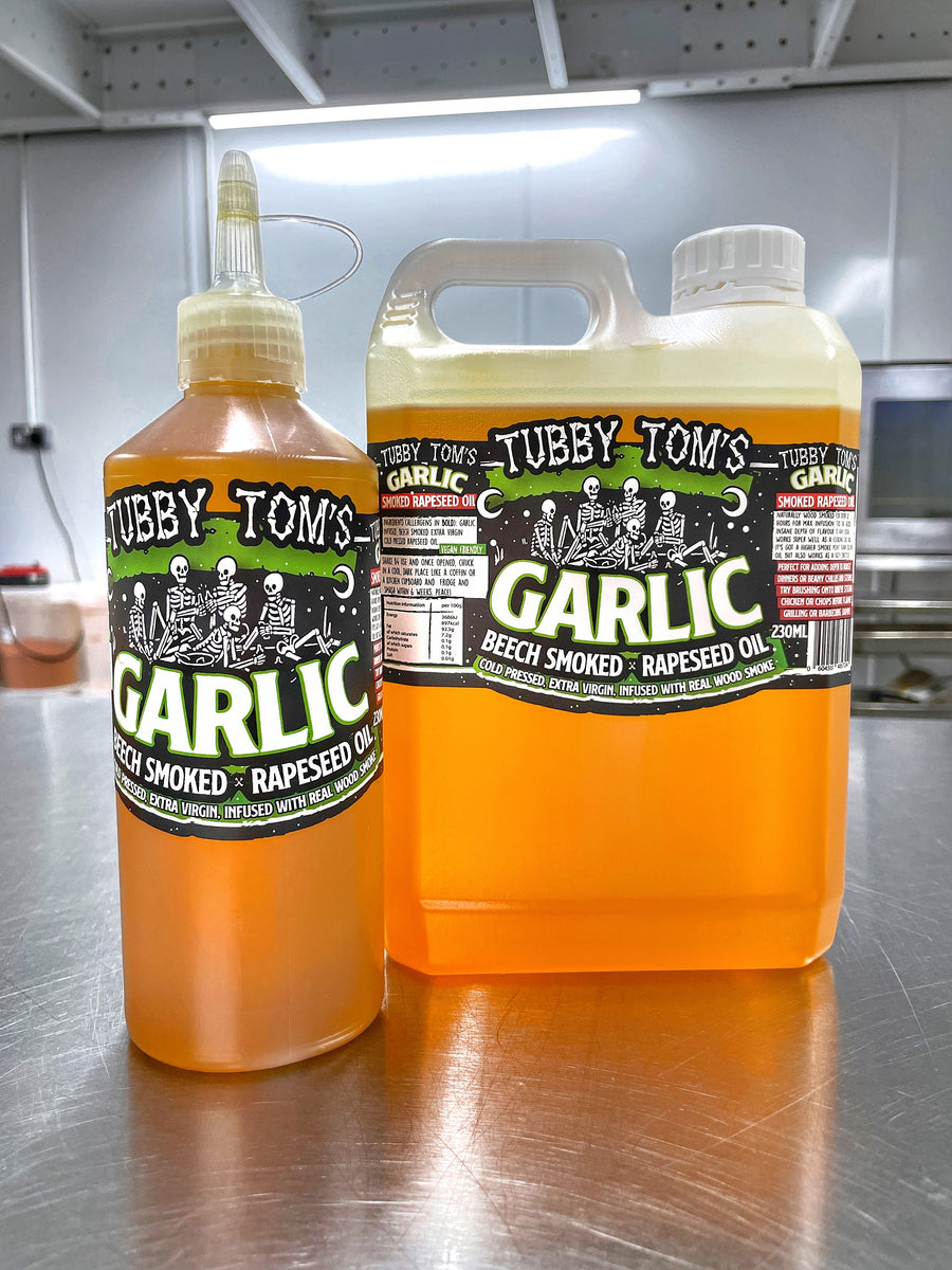 Garlic Infused Smoked Rapeseed Oil - Kitchen Essentials – Tubby Tom’s